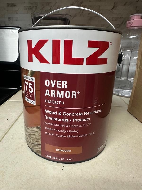 KILZ Over Armor Smooth Slate Gray Smooth Matte Exterior Porch and Floor ...