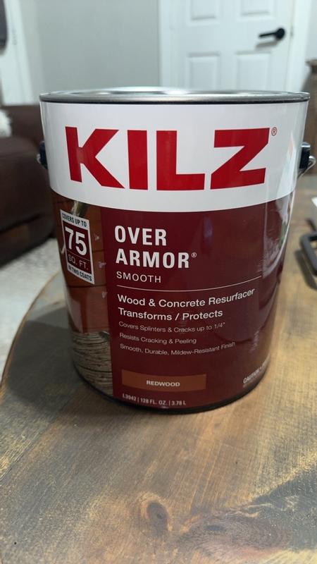 KILZ Over Armor Smooth Slate Gray Smooth Matte Exterior Porch and Floor ...