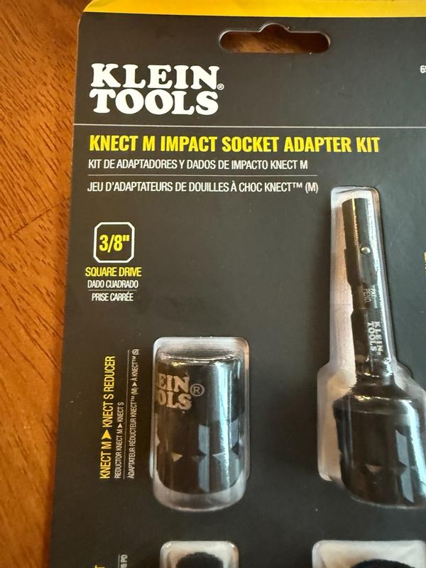 Klein Tools KNECT (M) Impact Socket Adapter Set in the Driver Sockets ...