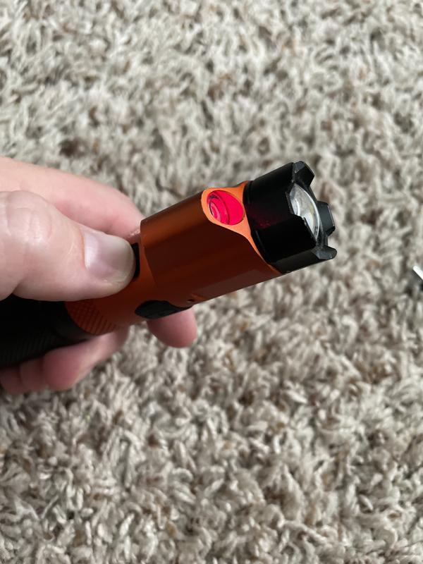 Klein Tools Rechargeable Focus Flashlight with Laser 350-Lumen 2 Modes ...