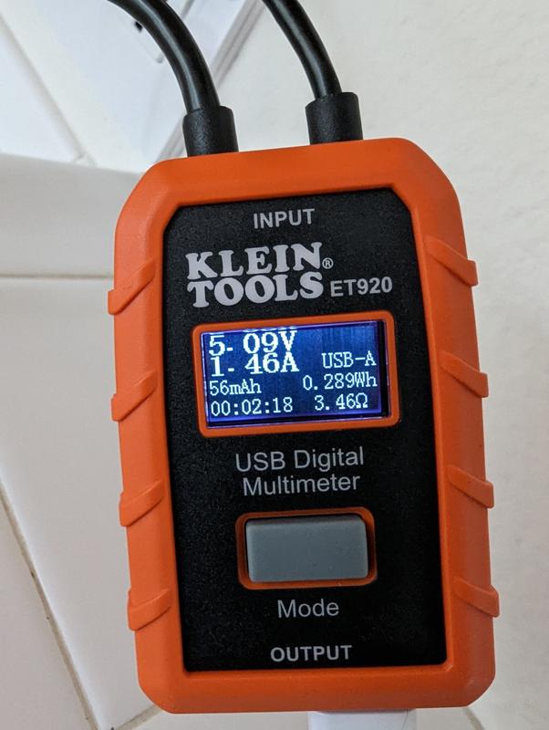 Klein Tools USB Digital Meter Lcd Display Specialty Meter ET920 at ...
