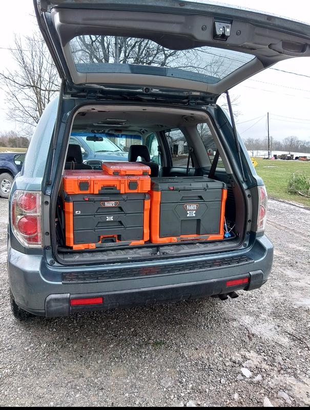 Klein Tools MODbox 23.5-in W x 16.5-in H x 22.3-in D 2-Drawer Orange ...