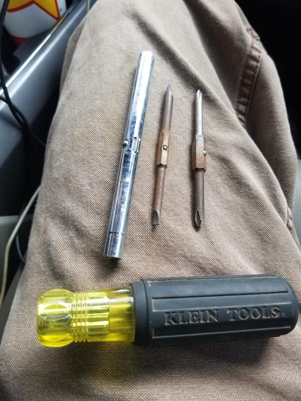 Klein Tools Extended Reach 6-Piece Multi-bit Screwdriver 32559 at Lowes.com