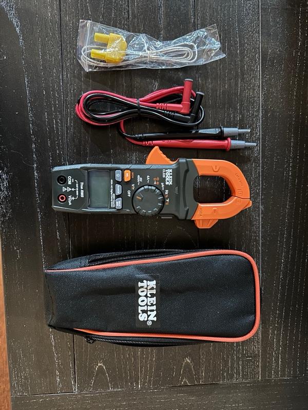 Klein Tools HVAC, AC Auto-Ranging Lcd Display Clamp Meter Multimeter ...