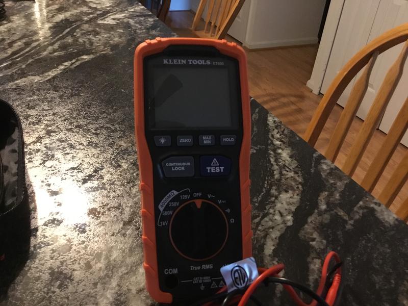 Klein Tools Insulation Resistance Tester Lcd Display Insulation Tester ...