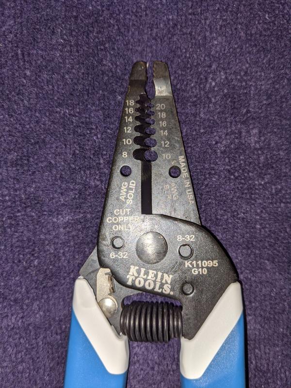 Klein Tools Klein-Kurve Wire Stripper Wire Cutter/Stripper, 8-18 Awg ...
