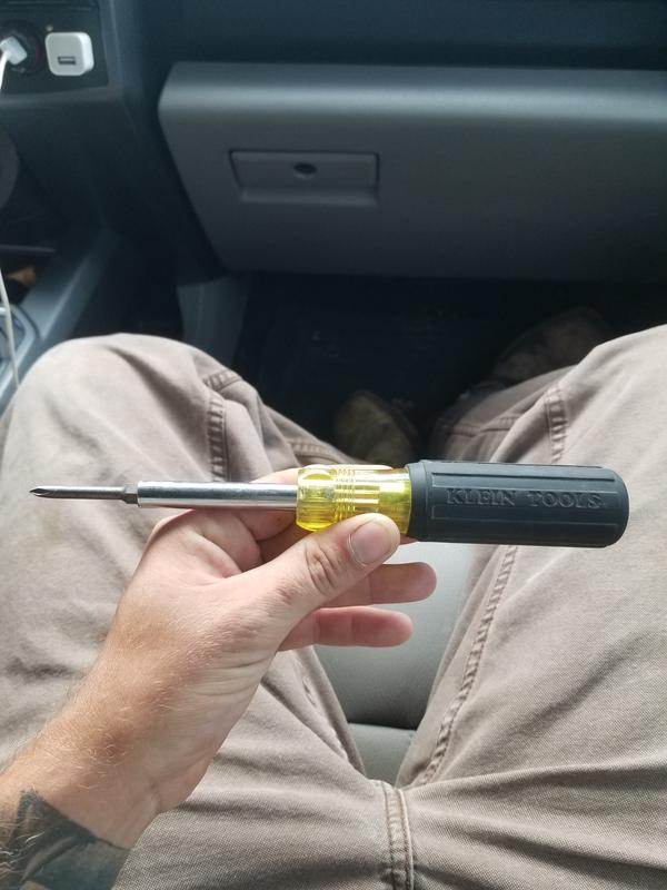 Klein Tools Extended Reach 6-Piece Multi-bit Screwdriver 32559 at Lowes.com