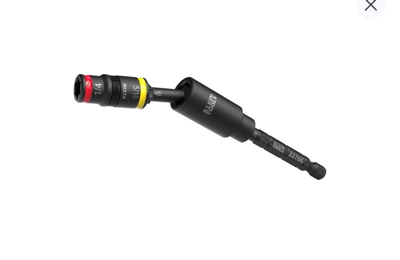 Klein Tools Impact Flip Socket With Swivel Adapter, 3-Piece in the ...