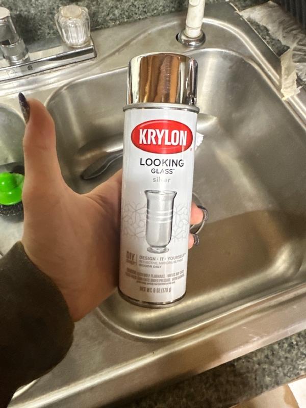 Krylon Specialty High-gloss Silver Mirror Spray Paint (NET WT. 6-oz ...
