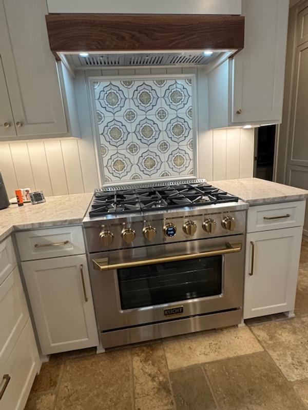 Kucht KXD-TT 30-in Deep recessed 4 burners Convection Oven Freestanding ...