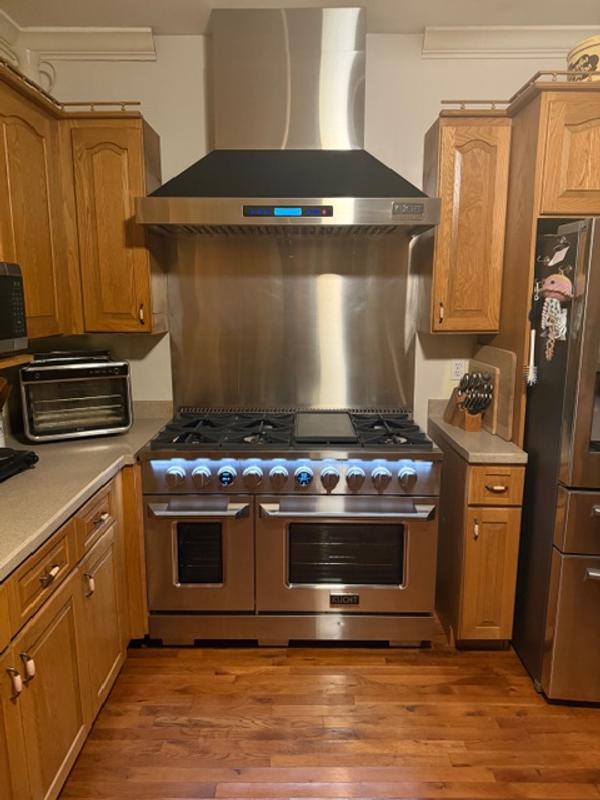Kucht KX Series 36-in Deep recessed 6 burners Convection Oven ...