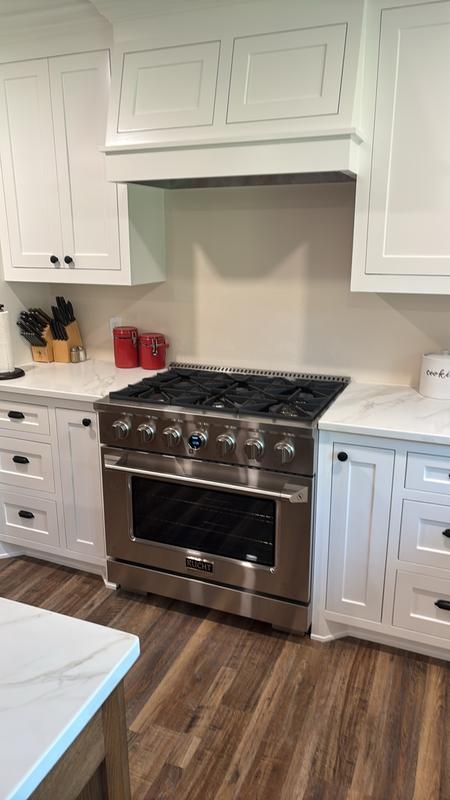 Kucht KX Series 36-in Deep recessed 6 burners Convection Oven ...