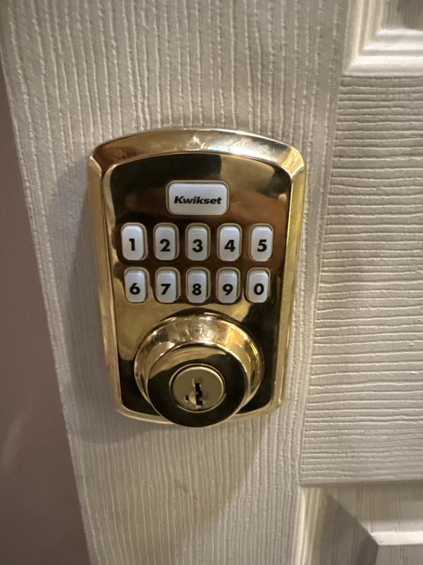 Kwikset Powerbolt 250 Satin Nickel Electronic Deadbolt Smartkey with ...