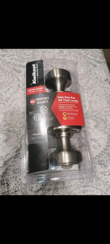 Kwikset Maven Matte Black Interior or Dummy Door Knob in the Door Knobs department at Lowes.com