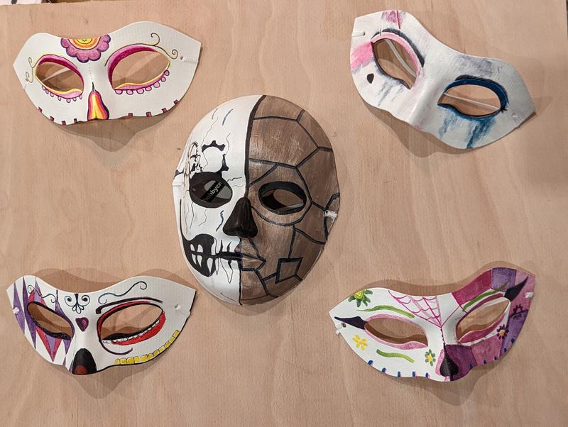 Half Mask Designs For Art