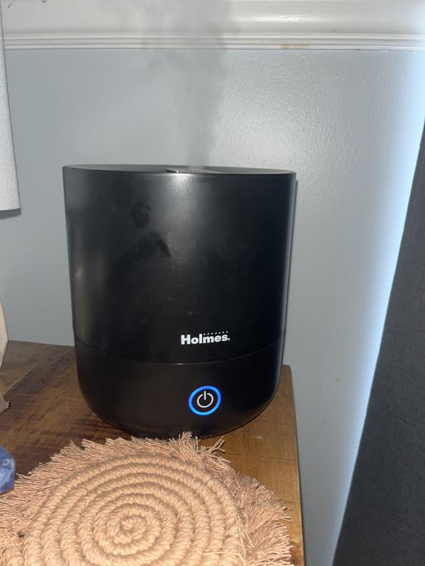 Holmes Ultrasonic 0.36 Gallon Cool Mist Top Fill Antimicrobial ...