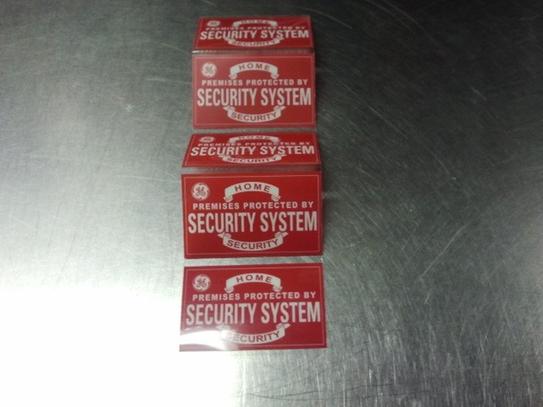 GE Security Window Decals (5-Pack) 45116 - The Home Depot