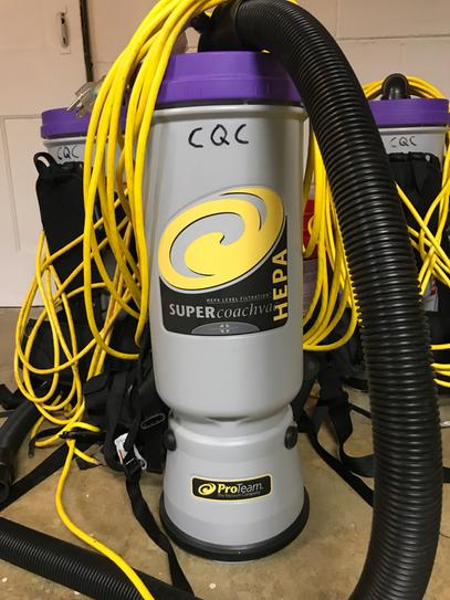 ProTeam Super CoachVac 10 Quart Commercial Backpack Vacuum Cleaner with ...