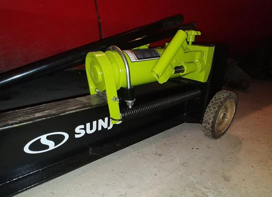 Snow joe log splitter store