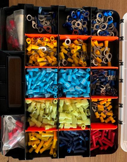 HDX 13 in. 30-Compartment Double Sided Small Parts Organizer 320028 ...