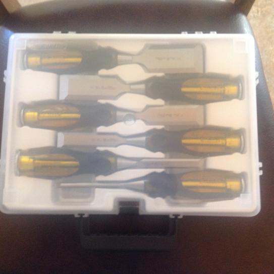 Stanley FATMAX Thru-Tang Wood Chisel Set (6 Piece) 16-971 - The Home Depot