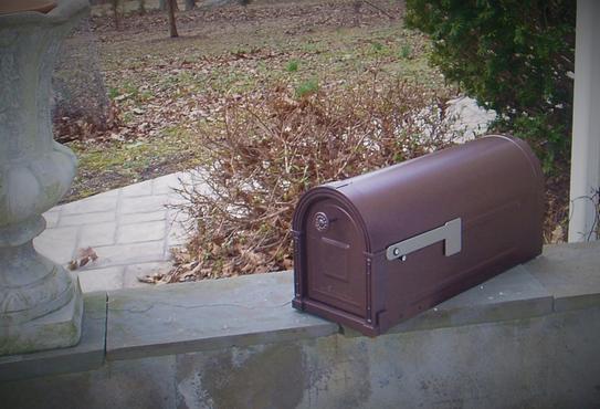 Architectural Mailboxes Garrison Venetian Bronze, Large, Steel, Post ...