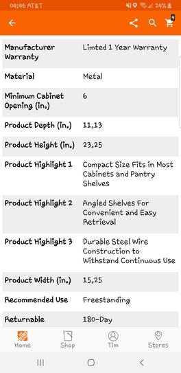 Atlantic Double High Canrack in Silver 23235595 - The Home Depot