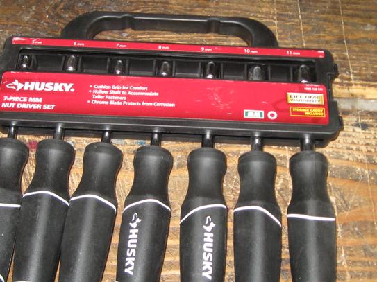 Husky Metric Cushion Grip Nut Driver Set (7-Piece) H7PCNUTDRMM - The ...