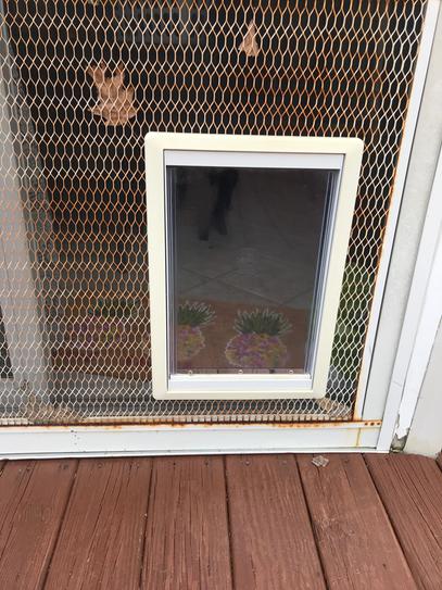 Ideal Pet Products Screen Guard 10.5 in. x 15 in. Screen Install Pet ...