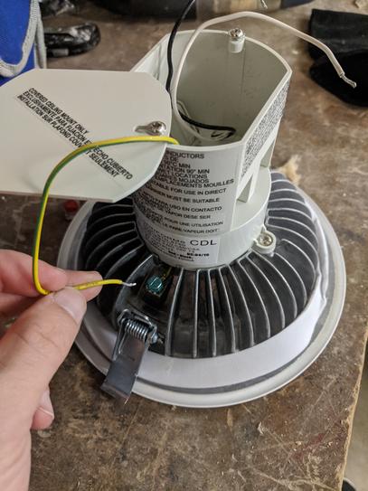 EnviroLite Easy Up 6 in. Warm White LED High Ceiling Recessed Light ...