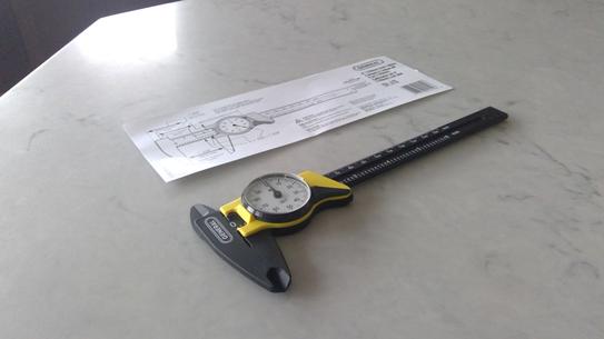 General Tools 6 in. Single Rotation Dial Caliper 145 - The Home Depot