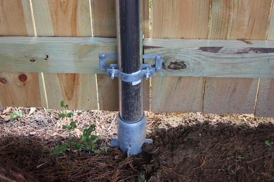 Oz-Post Steel 2 Wood Fence Bracket WAP-238 50100 at The Home Depot - Mobile