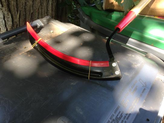 Razor-Back 12 in. Grass Hook with Wood Handle 62220 - The Home Depot