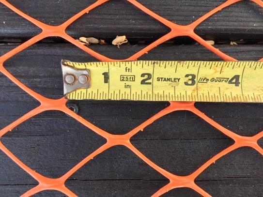 Everbilt 4 ft. x 50 ft. Orange Diamond Grid Barrier Fence EBFD450 - The ...