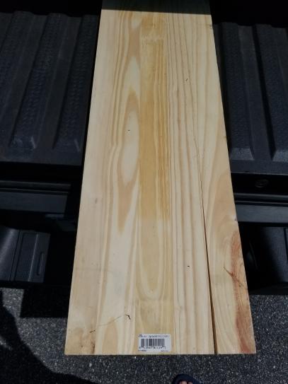 Kimberly Bay 1 in. x 12 in. x 3 ft. Edge-Glued Pine Board 525844 - The ...