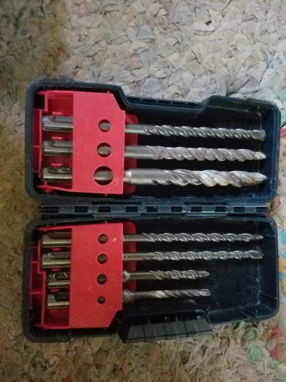 Bosch Bulldog SDS-Plus Carbide Tipped Rotary Hammer Bit Set (5-Piece ...