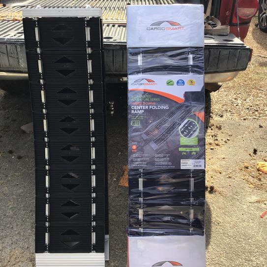 CargoSmart 12 in. W x 90 in. L 750 lb. Capacity LED Hybrid S-Curve ...