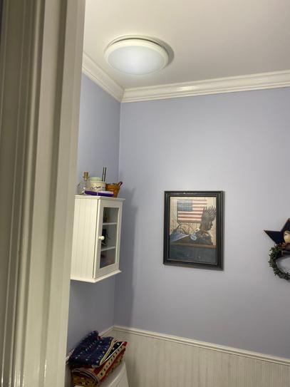 HOMEWERKS 80 CFM Easy Install Ceiling Mount Bathroom Exhaust Fan 7140 ...