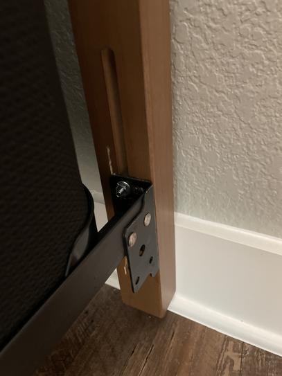 StyleWell Fergus Patina Wood Finish Queen Size Chevron Slat Headboard ...