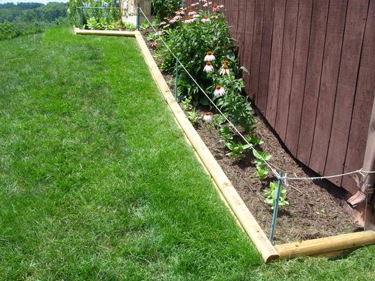 3.5 in. x 3.5 in. x 8 ft. Pressure-Treated Landscape Timber 129430 ...