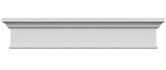 Fypon 2-1/2 in. x 6-1/4 in. x 90 in. Polyurethane Fluted Pilasters ...