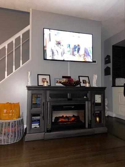 Abigail 60 inch media fireplace store