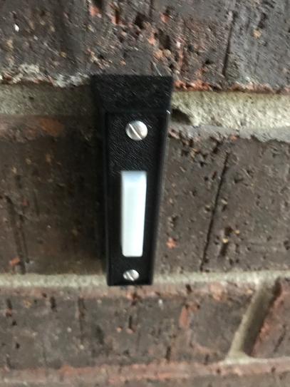 Defiant Wired Doorbell Push Button, Black 18000034 - The Home Depot