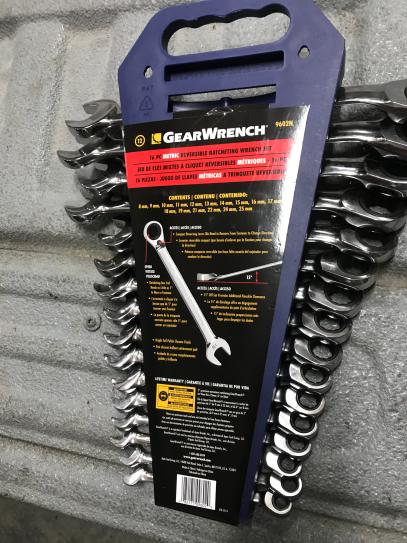 GEARWRENCH Metric 72-Tooth Reversible Combination Ratcheting Wrench ... GEARWRENCH Metric 72-Tooth Reversible Combination Ratcheting Wrench ...