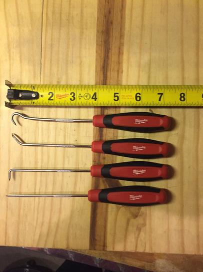 Milwaukee 1/4 in. Drive Ratchet and Hook and Pick Set (5-Piece) 48-22 ...
