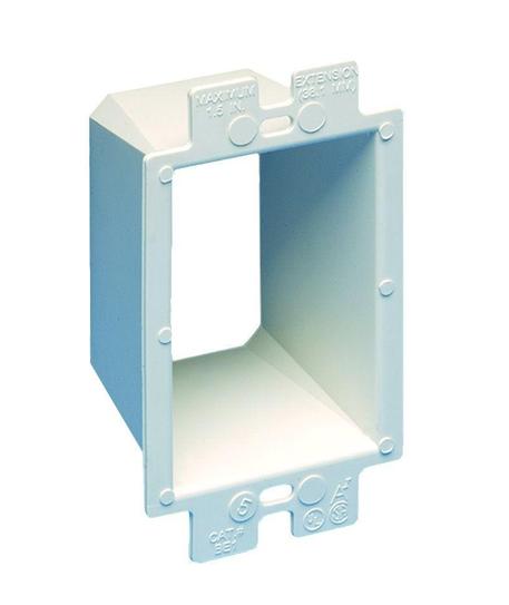 Carlon Multi-Gang Electrical PVC Electrical Box Extender (2-Pack ...