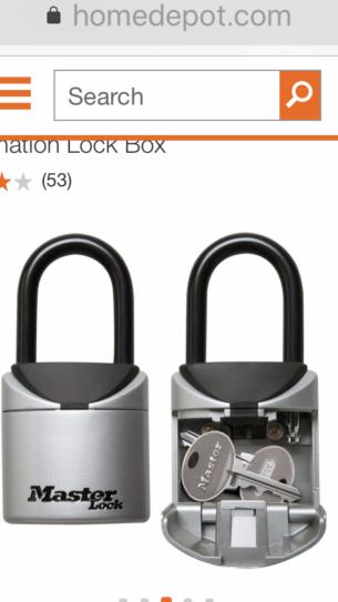 Master Lock Compact Lock Box, Resettable Combination Dials 5406D - The ...