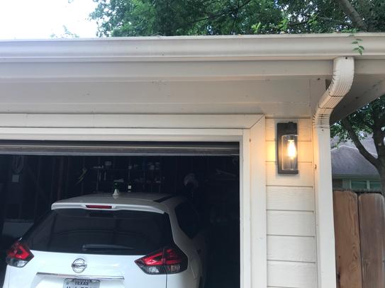 CANARM Cormac 1-Light Black Outdoor Light Sconce IOL445BK - The Home Depot