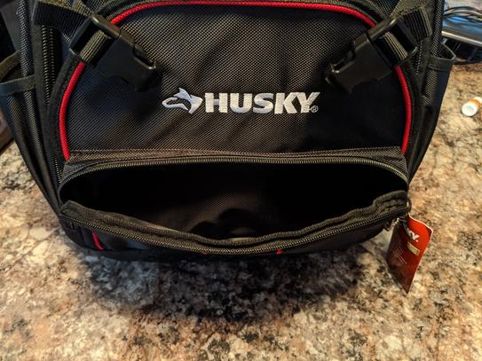 Husky 18 in. Pro Black Backpack R68001 - The Home Depot