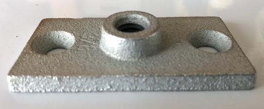 Buy Rod Hanger Plate in Galvanized Iron in for 3/8 in. Threaded Rod (20 ...